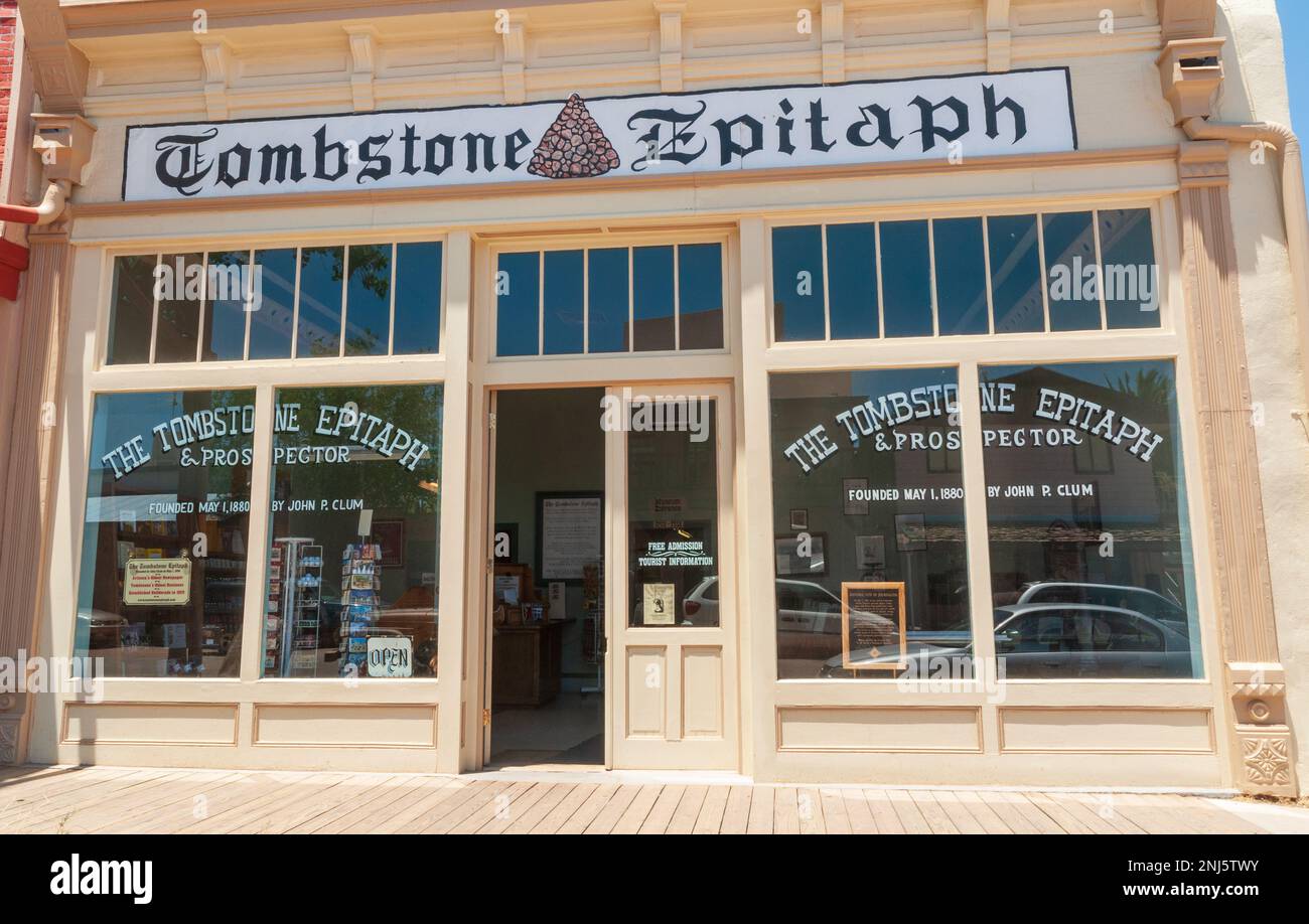 The historic town of Tombstone, Arizona Stock Photo - Alamy