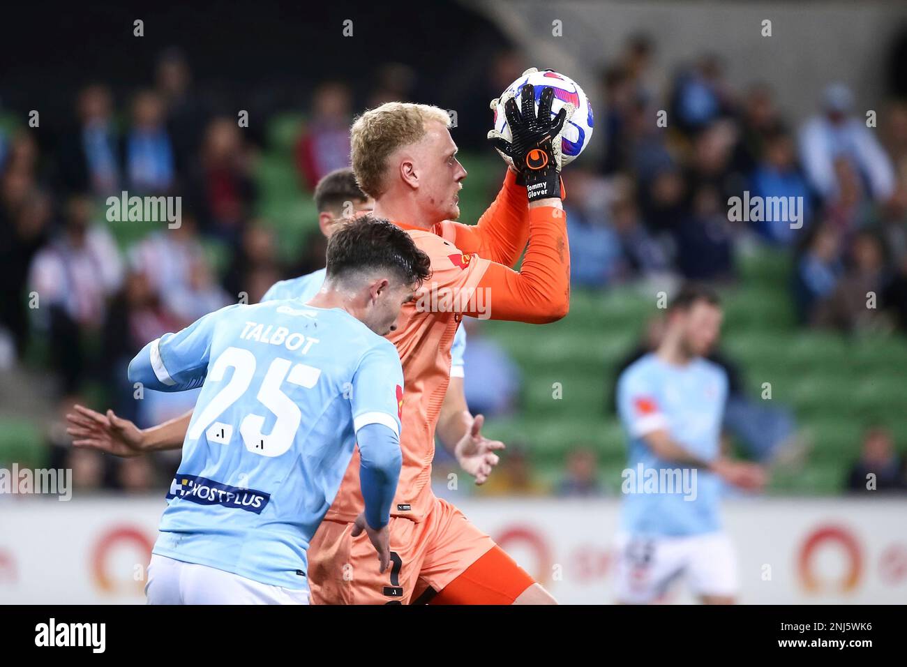 MELBOURNE, AUSTRALIA - OCTOBER 07: Tom Glover of Melbourne City FC ...