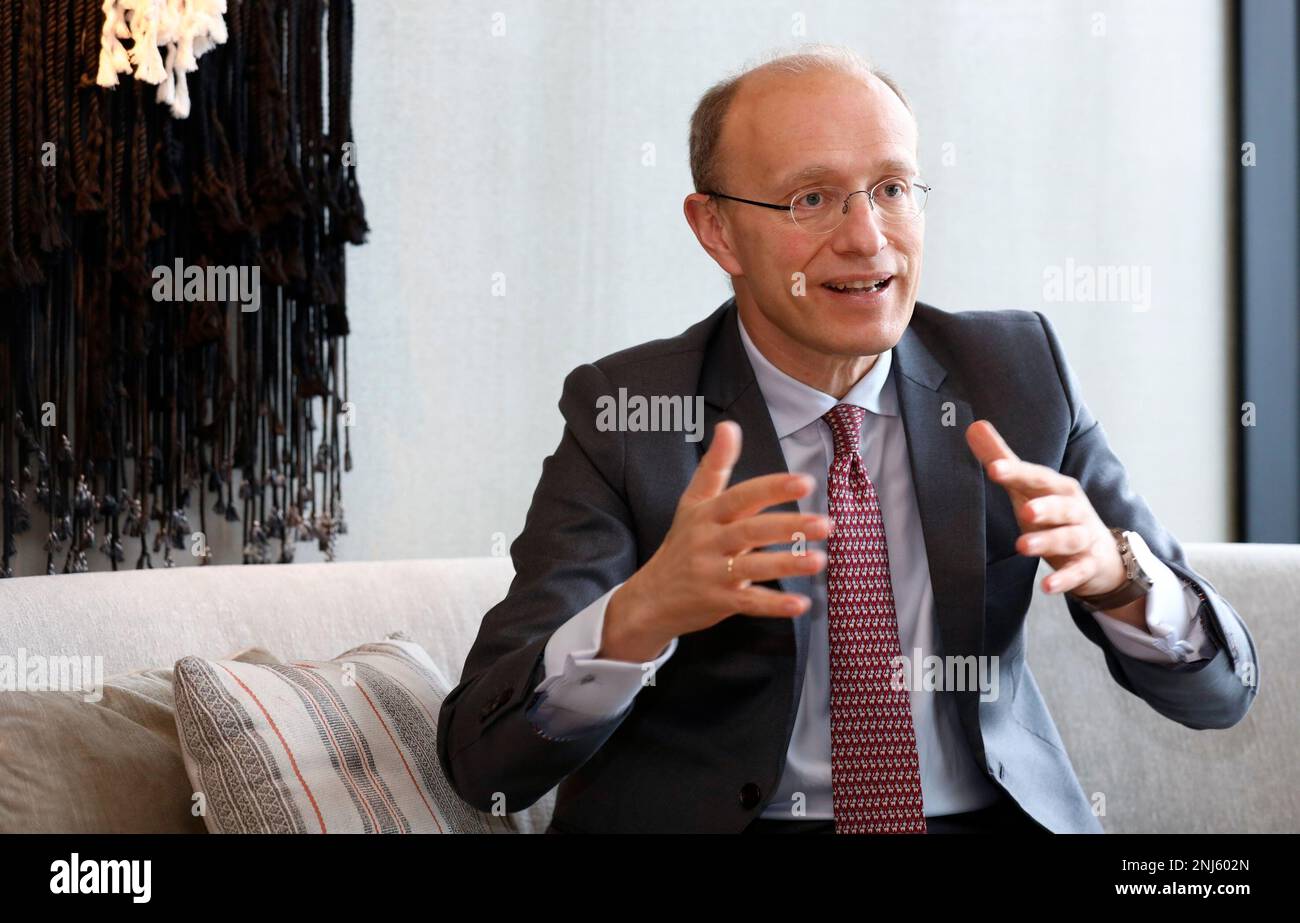 Jens Lottner, CEO of Vietnam's Techcombank (Singapore Press via AP ...