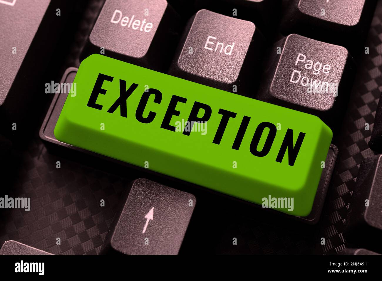 Inspiration showing sign Exception. Conceptual photo person or thing ...