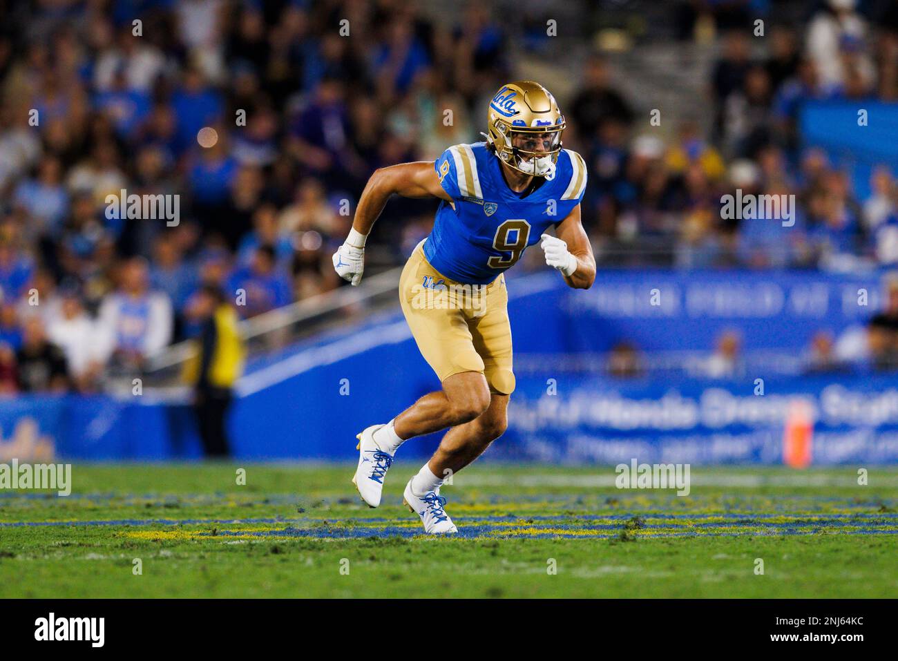 PASADENA, CA - SEPTEMBER 30: UCLA Bruins wide receiver Jake Bobo (9 ...