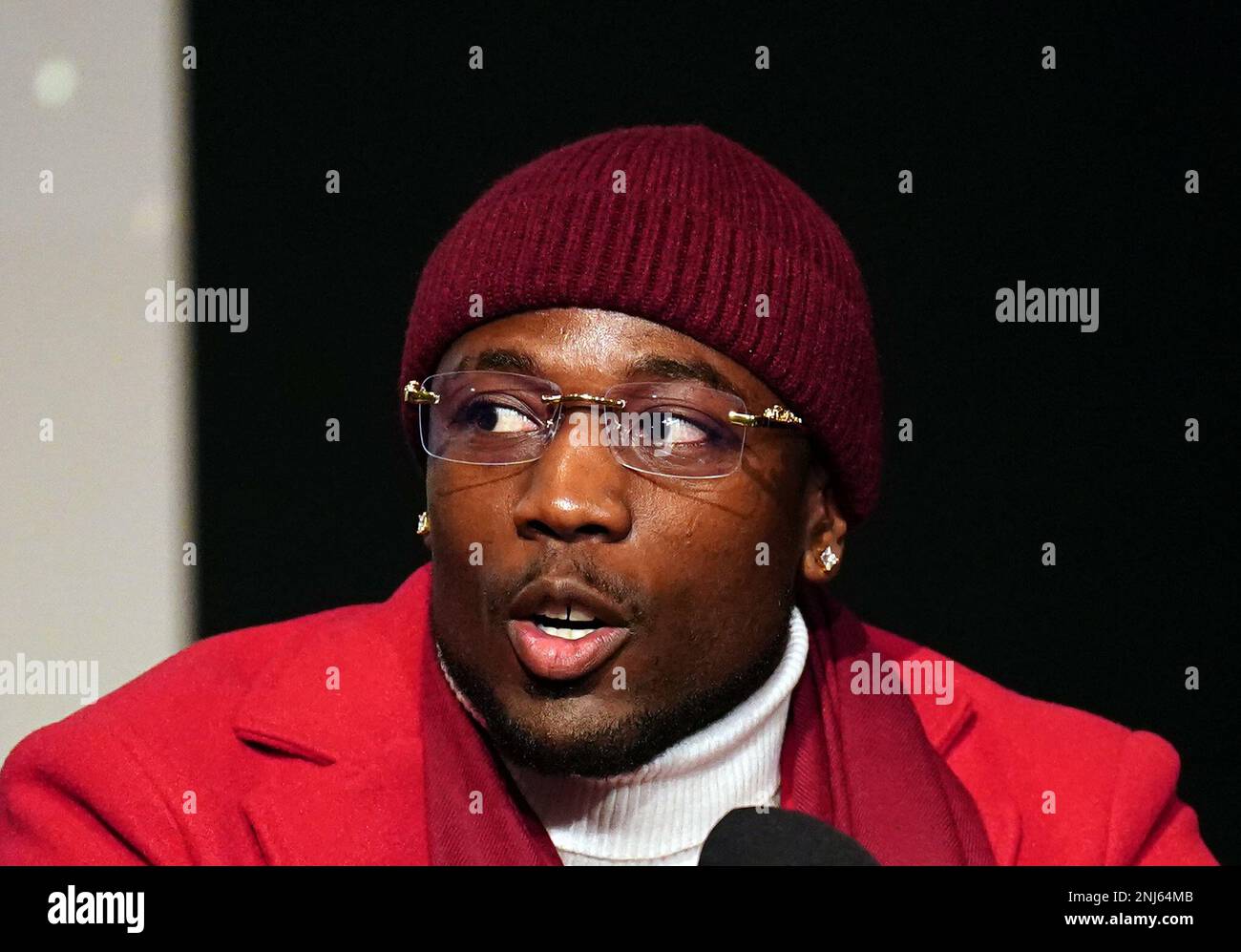 Kevin Johnson during a press conference at the Leonardo Royal Hotel ...