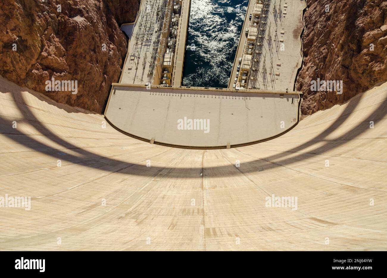 Hoover dam spillway hi-res stock photography and images - Alamy