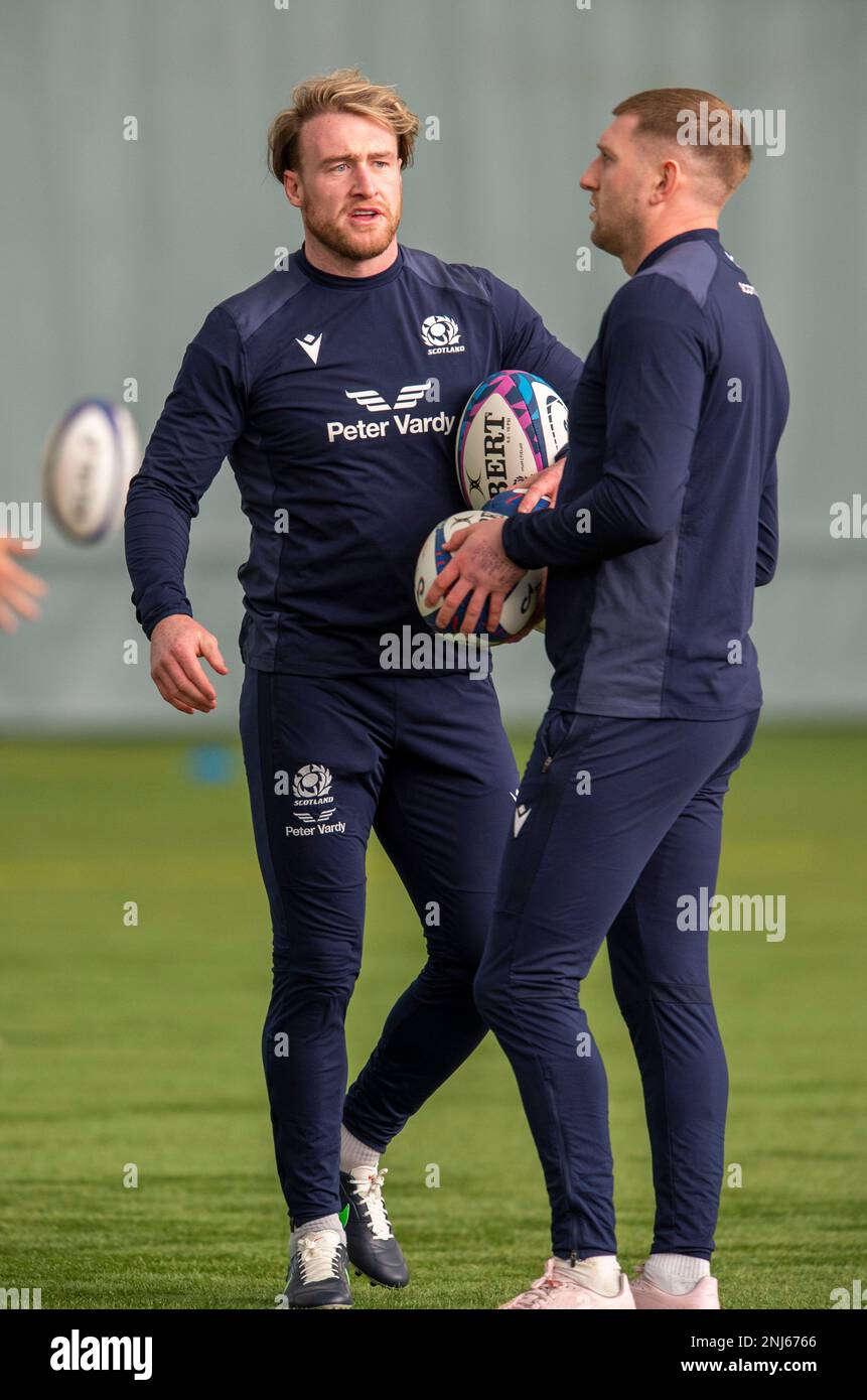 22nd February 2023: Guinness Six Nations 2023. ScotlandÕs Stuart Hogg ...