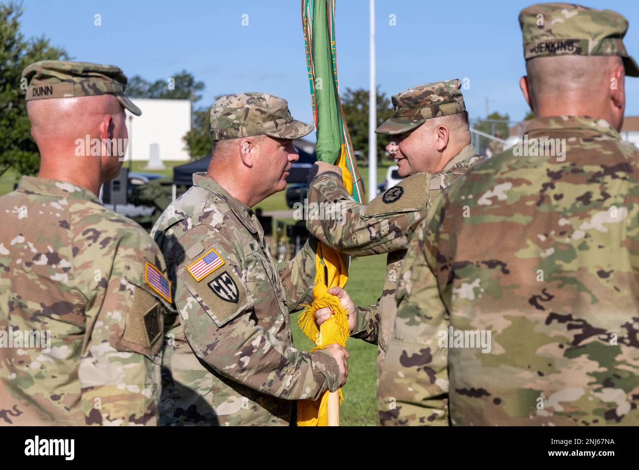 290th Military Police Brigade, U.S. Army Reserve, held a change of ...