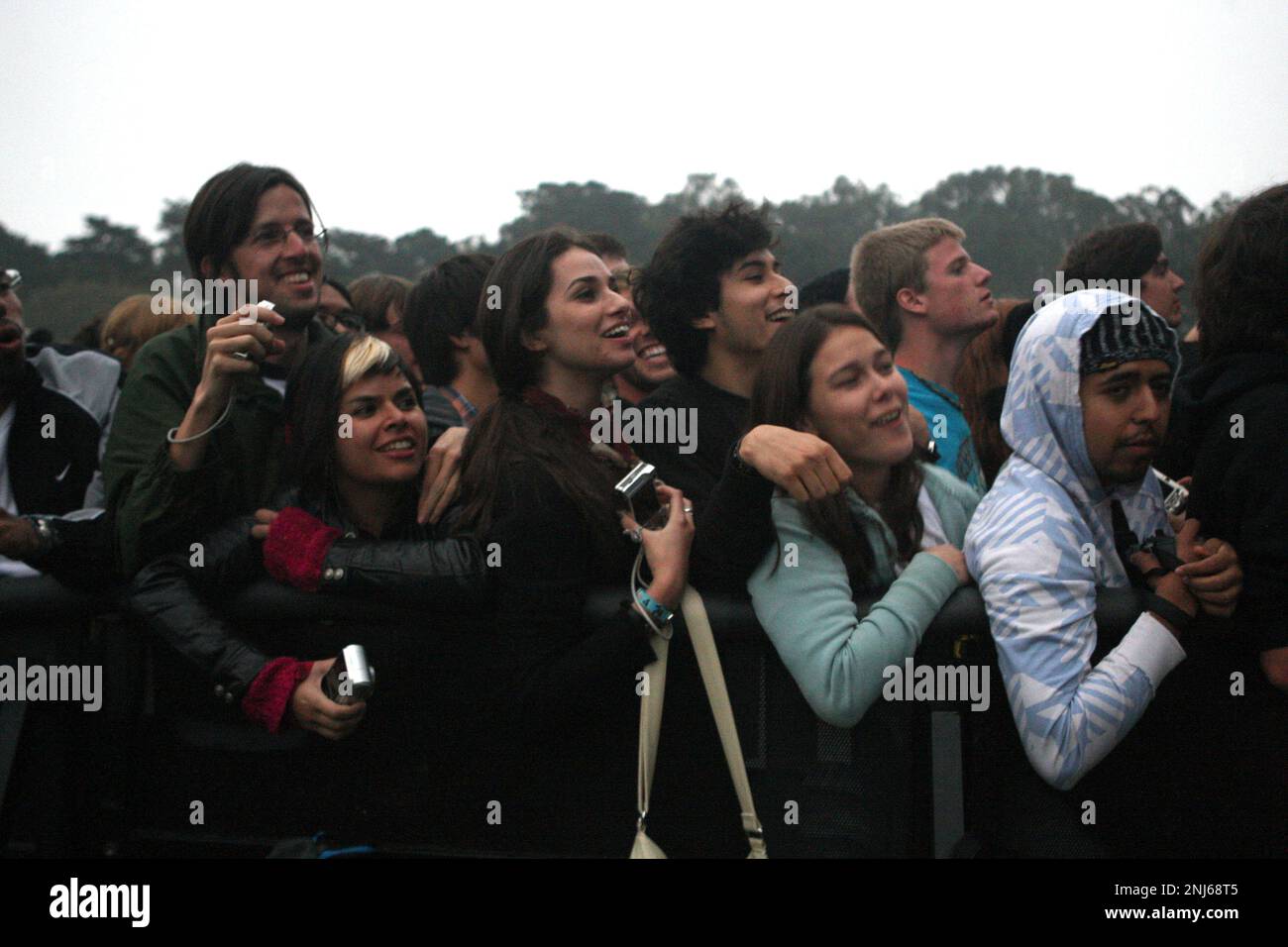 Outside Lands Festival in the first sundown concert at Golden Gate Park ...