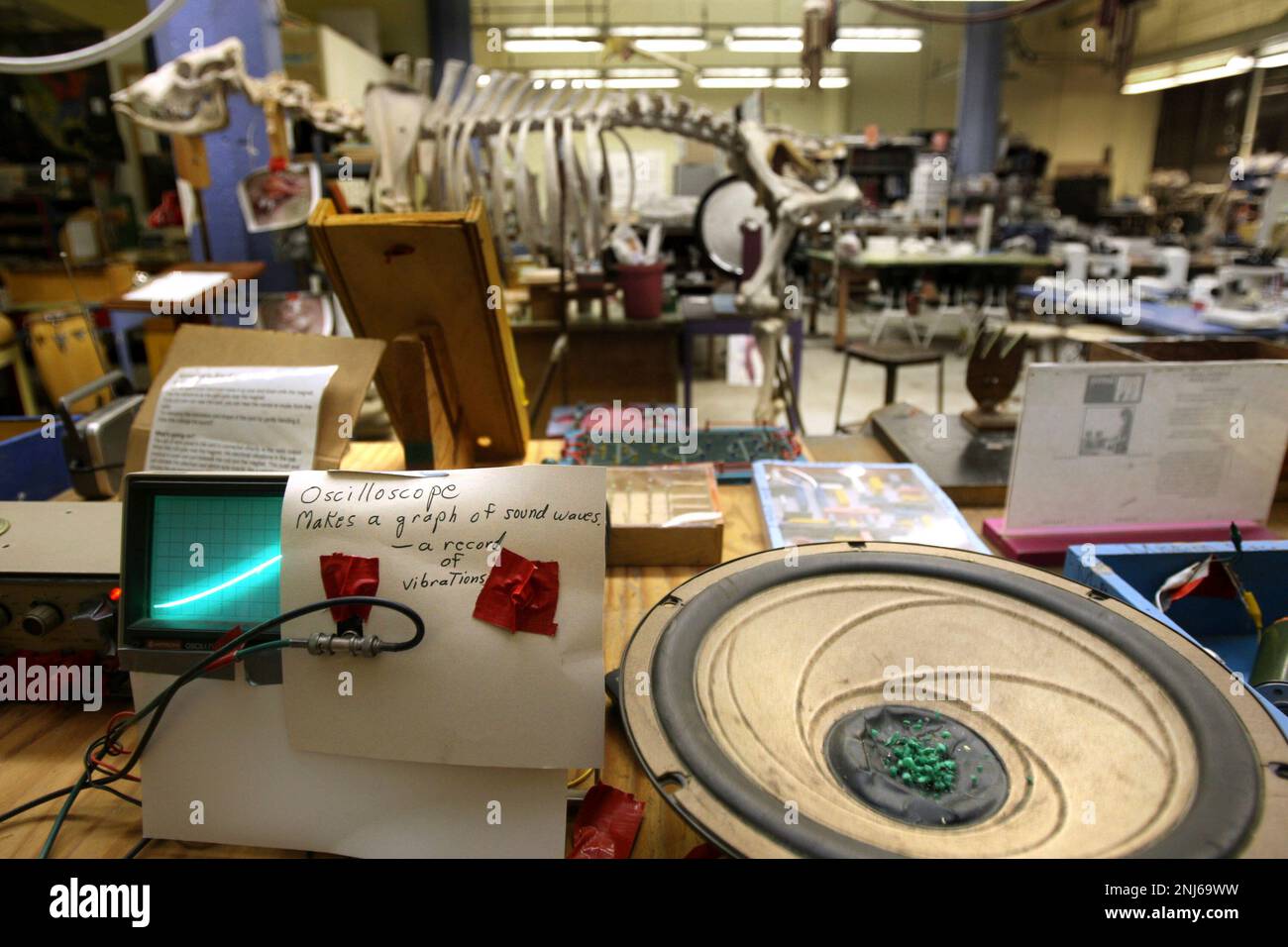 An oscilloscope made from founder of Mission Science Workshop Dan ...