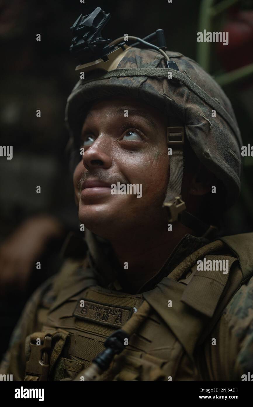 U.S. Marine Corps Cpl. Cullen Wood, an infantry rifleman and a ...