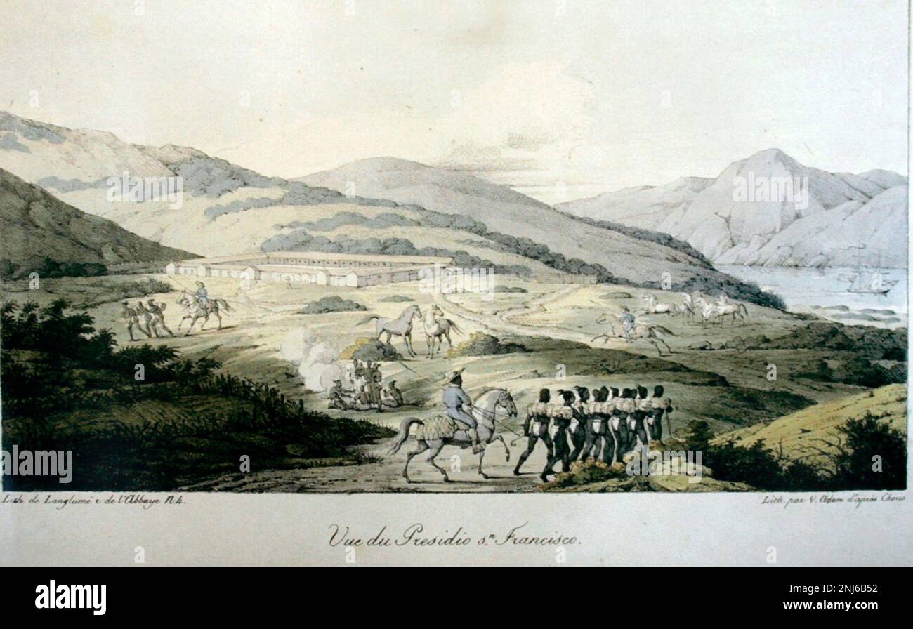 In 1816, this watercolor of el Presidio de San Francisco was made ...