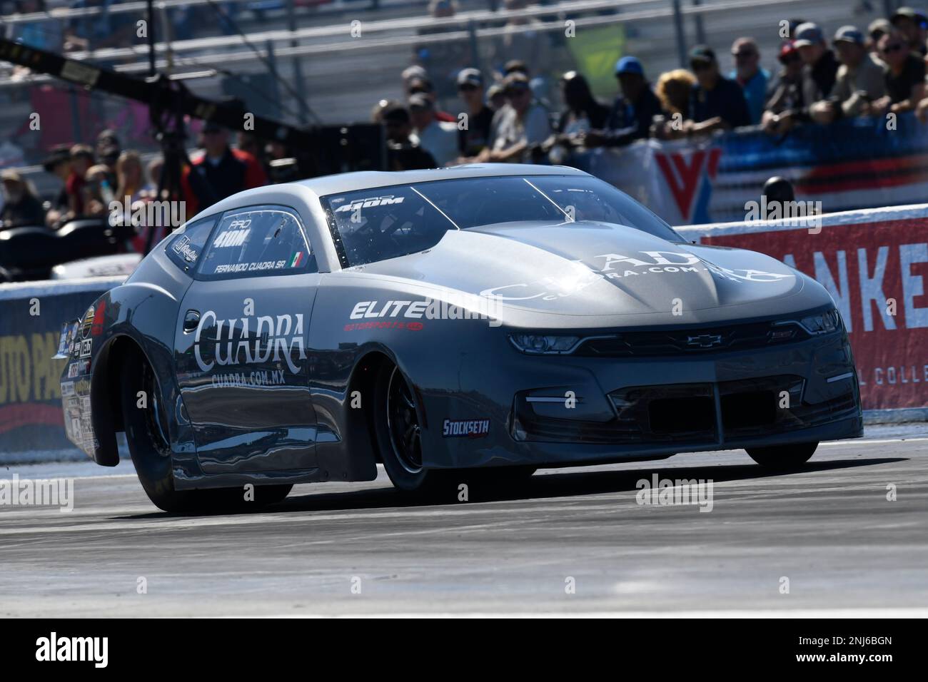 MADISON, IL - OCTOBER 02: Fernando Cuadra (410M) Pro Stock Dragster ...