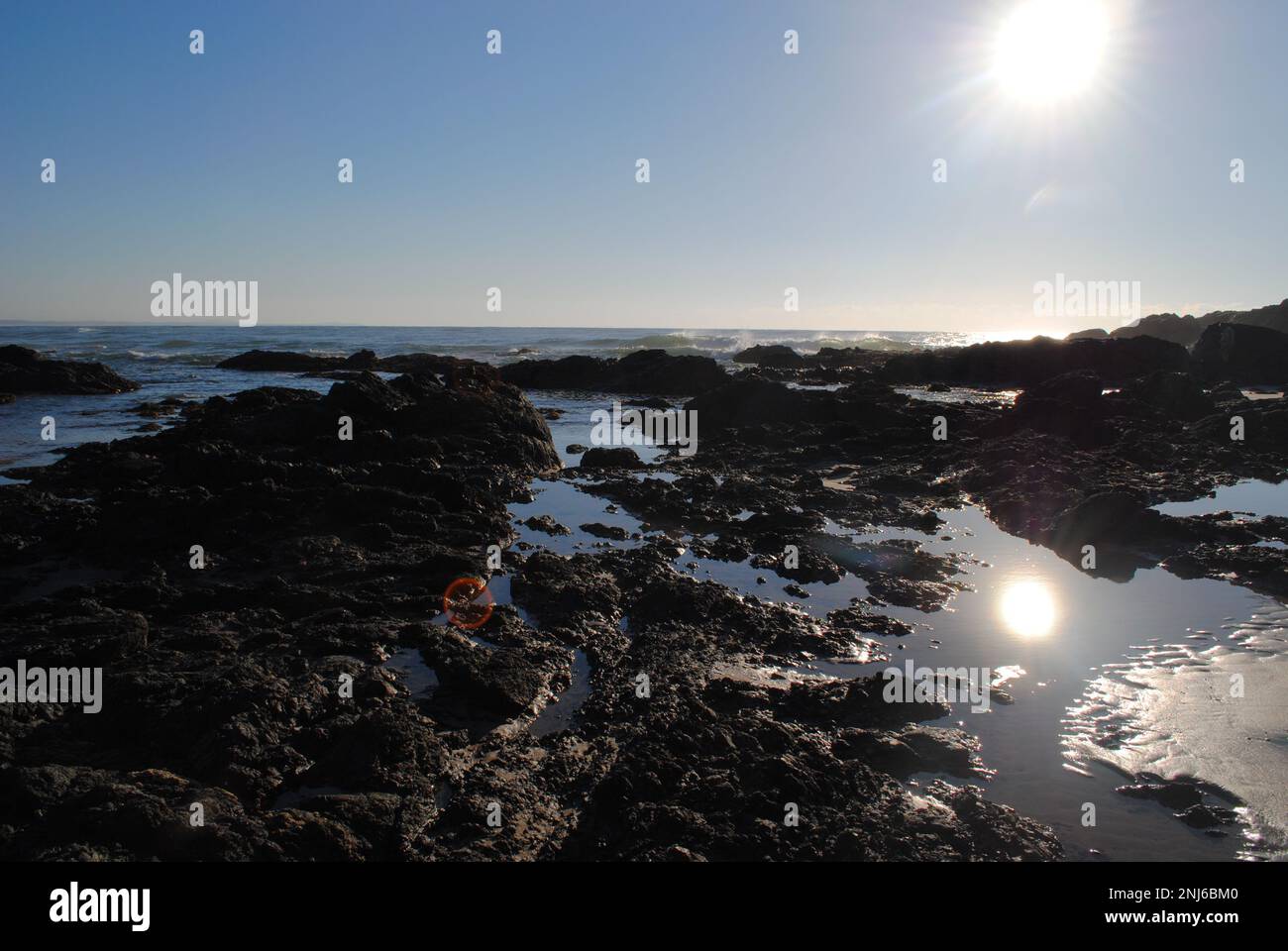 Rock pooling beach hi-res stock photography and images - Alamy