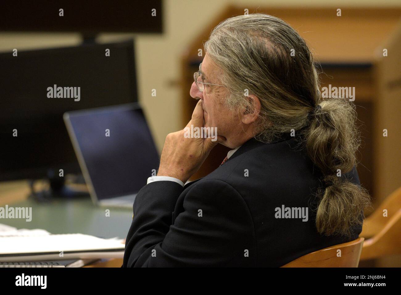 Attorney Norm Pattis looks on during the Alex Jones Sandy Hook ...