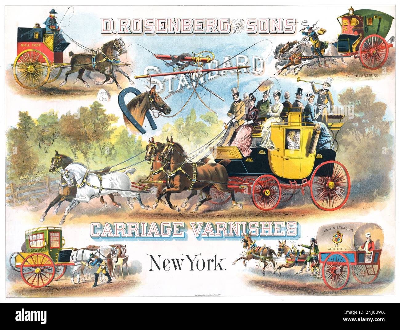 Victorian Advertising Illustrations Circa 1899 Stock Photo - Alamy