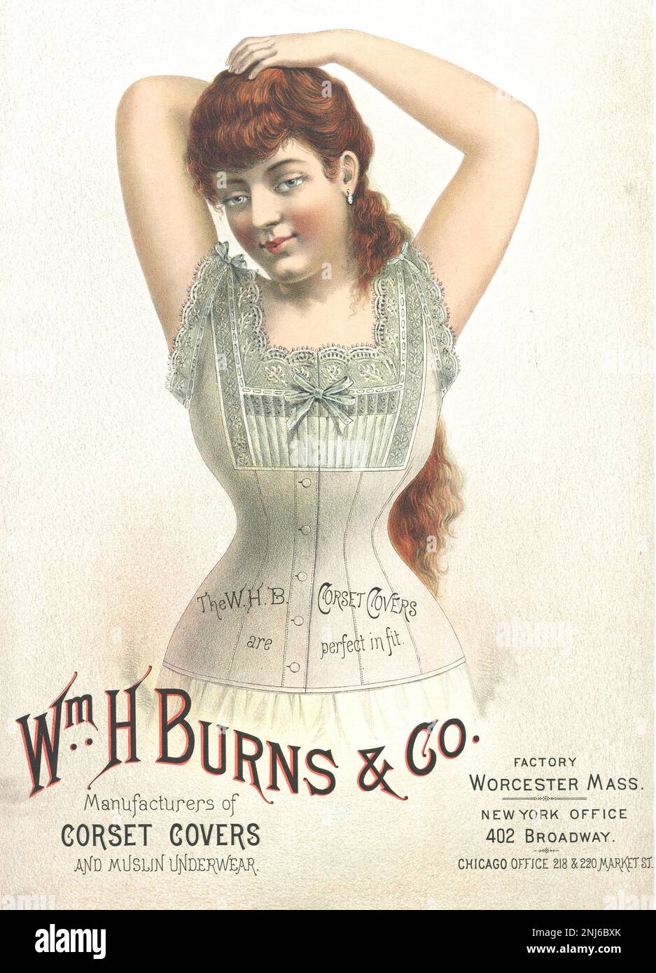 Victorian Advertising Illustrations Circa 1899 Stock Photo - Alamy
