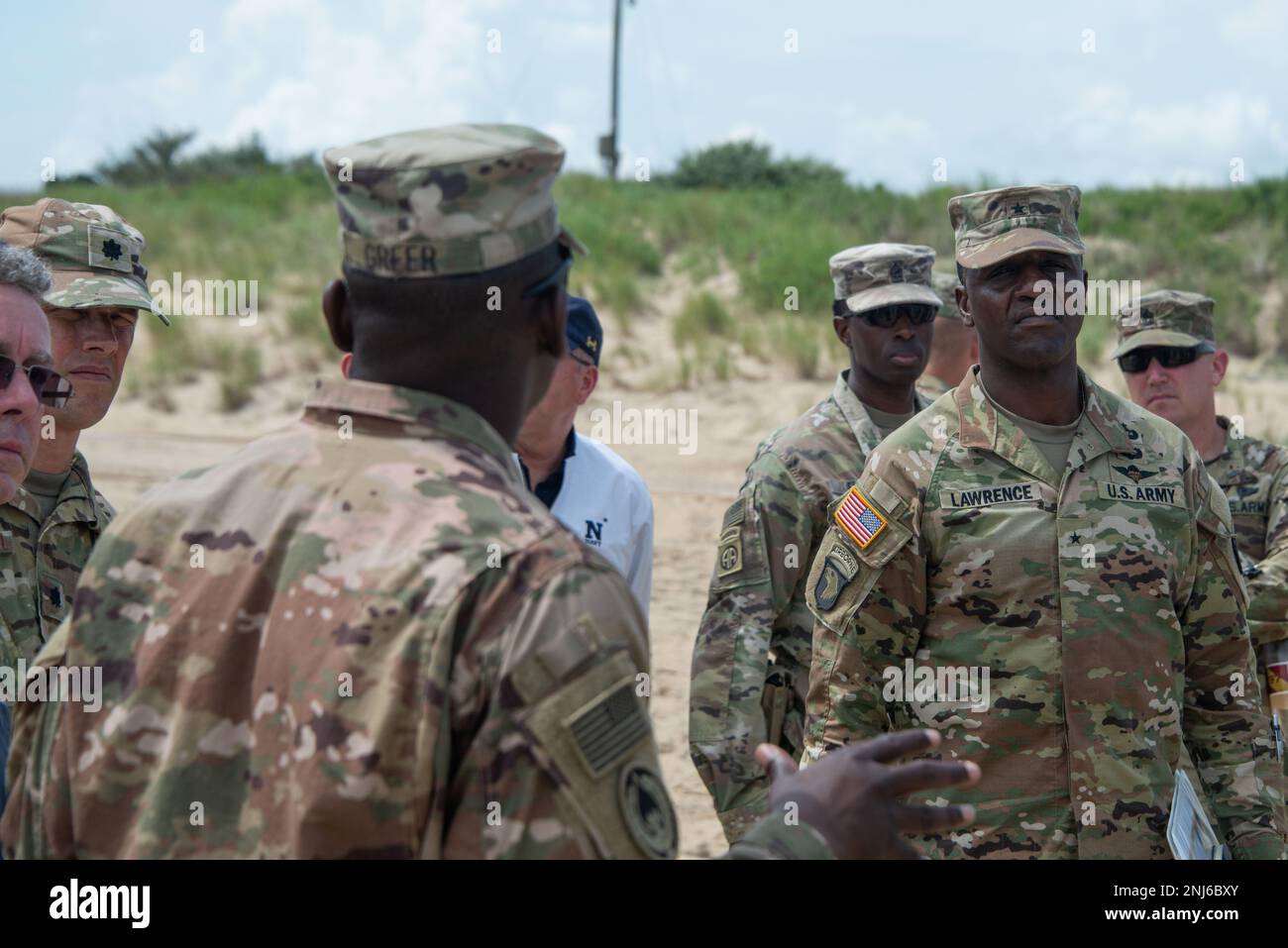 JOINT EXPEDITIONARY BASE LITTLE CREEK-FORT STORY (Aug. 5, 2022) A group ...