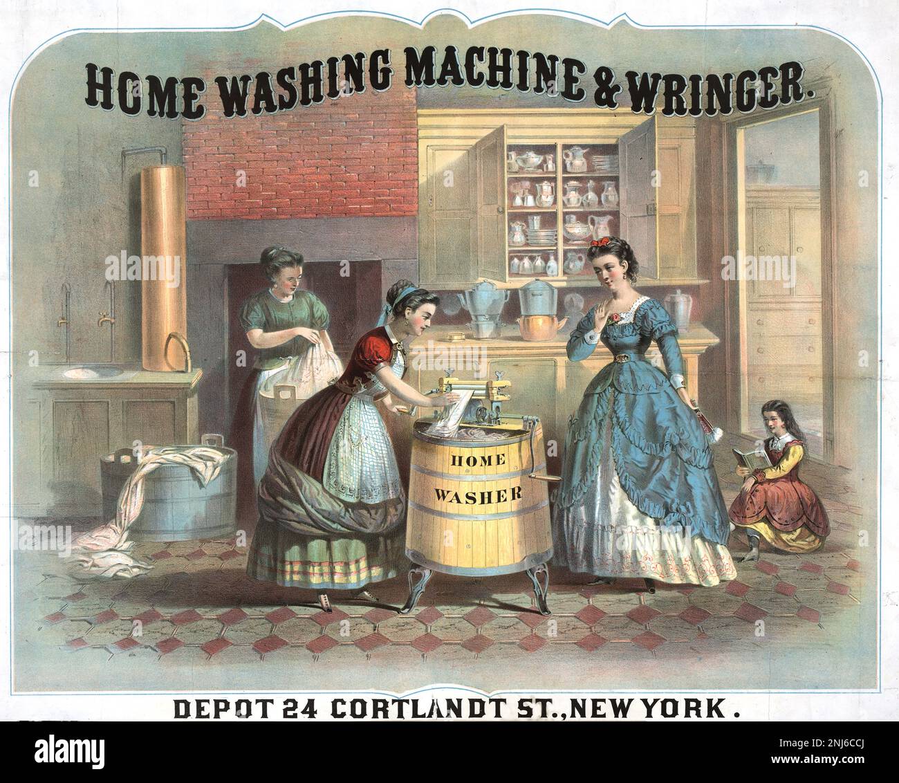 Victorian Advertising Illustrations Circa 1899 Stock Photo - Alamy