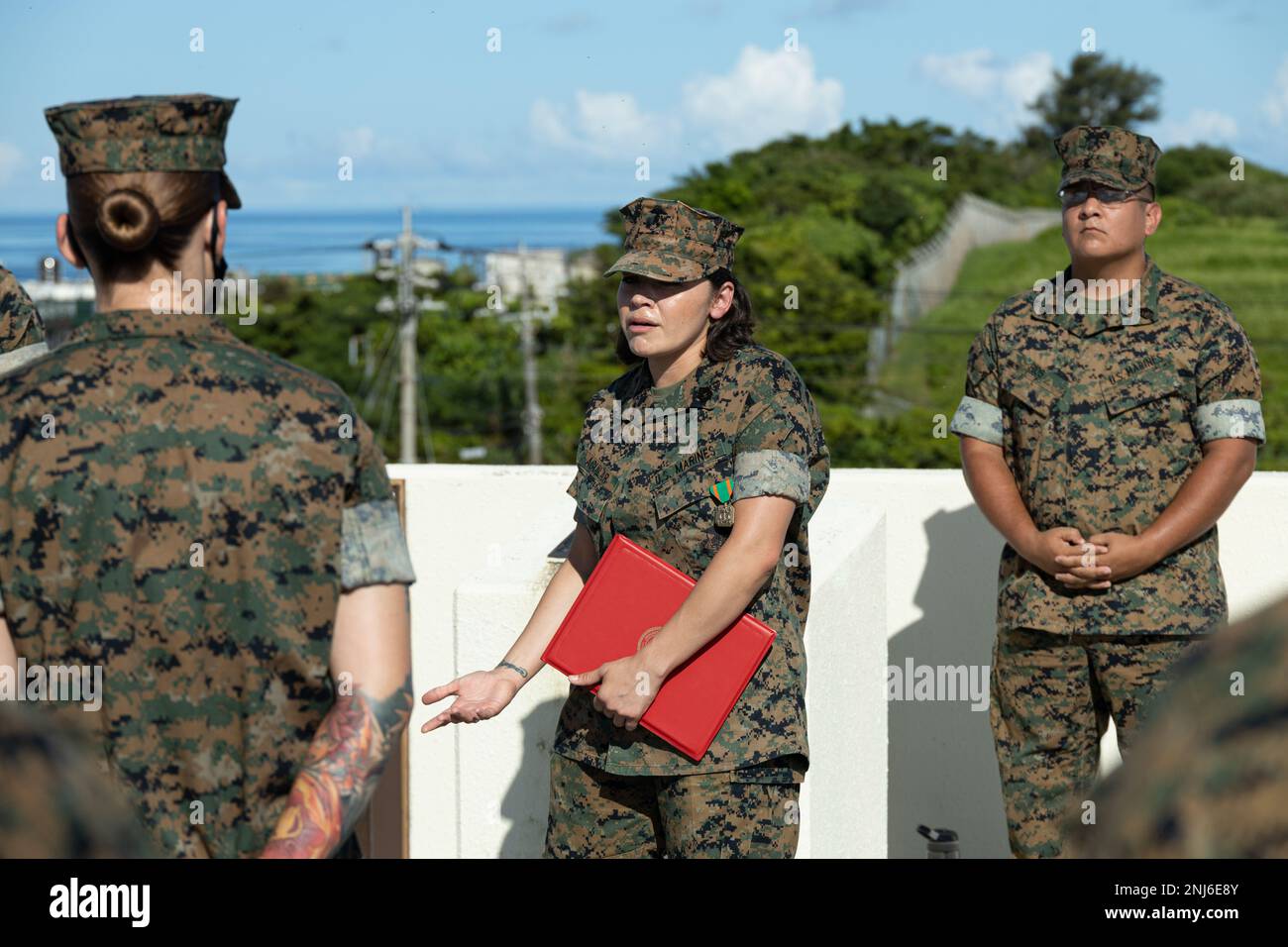U.S. Marine Corps Gunnery Sgt. Erica Aguilar, the equal opportunity ...