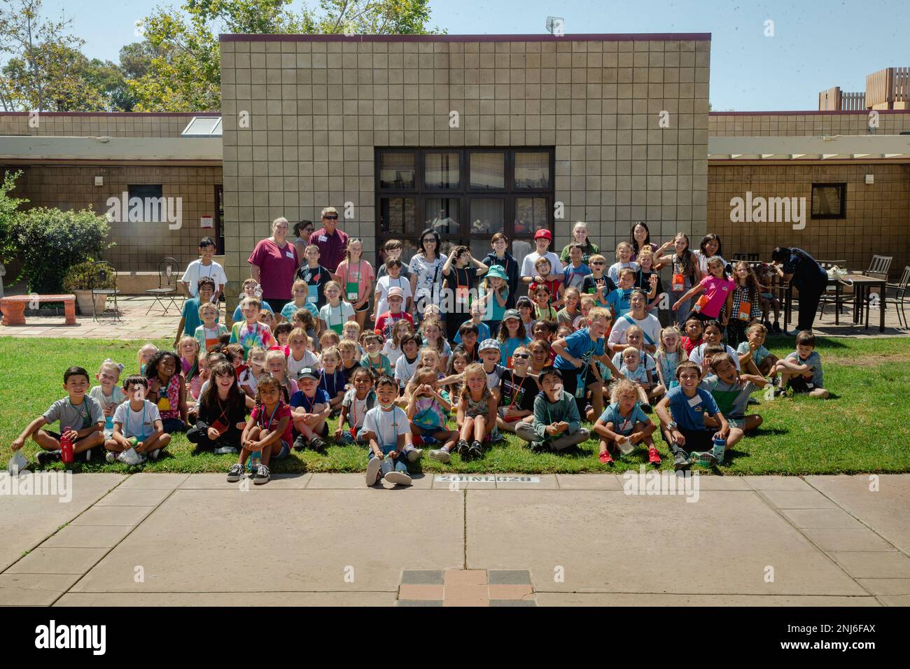 Students with Marine Corps Base Camp Pendleton’s Vacation Bible School ...