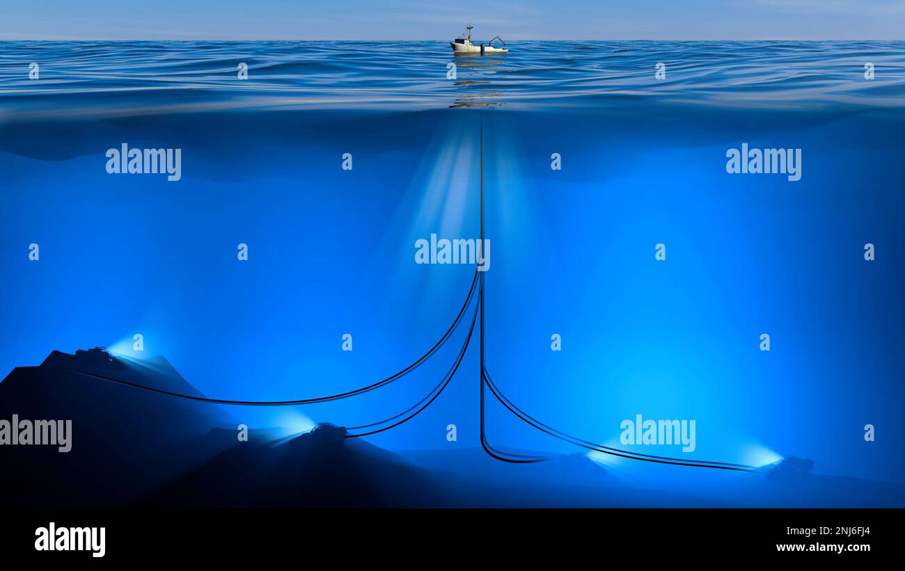 How mineral could be mining from the seabed. Deep sea mines, how mining ...