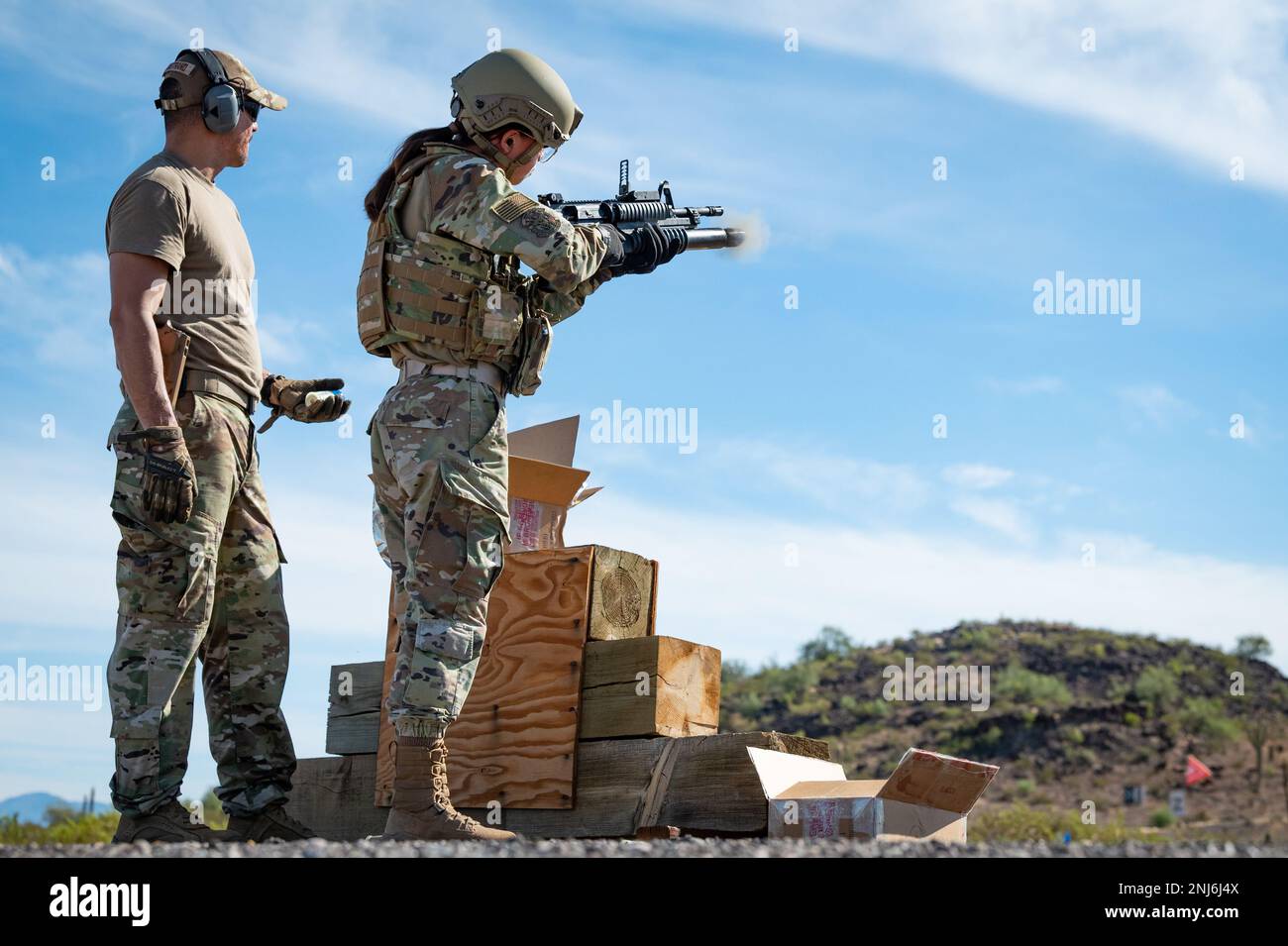 Reserve Citizen Airmen of 944th Fighter Wing Security Forces train and ...