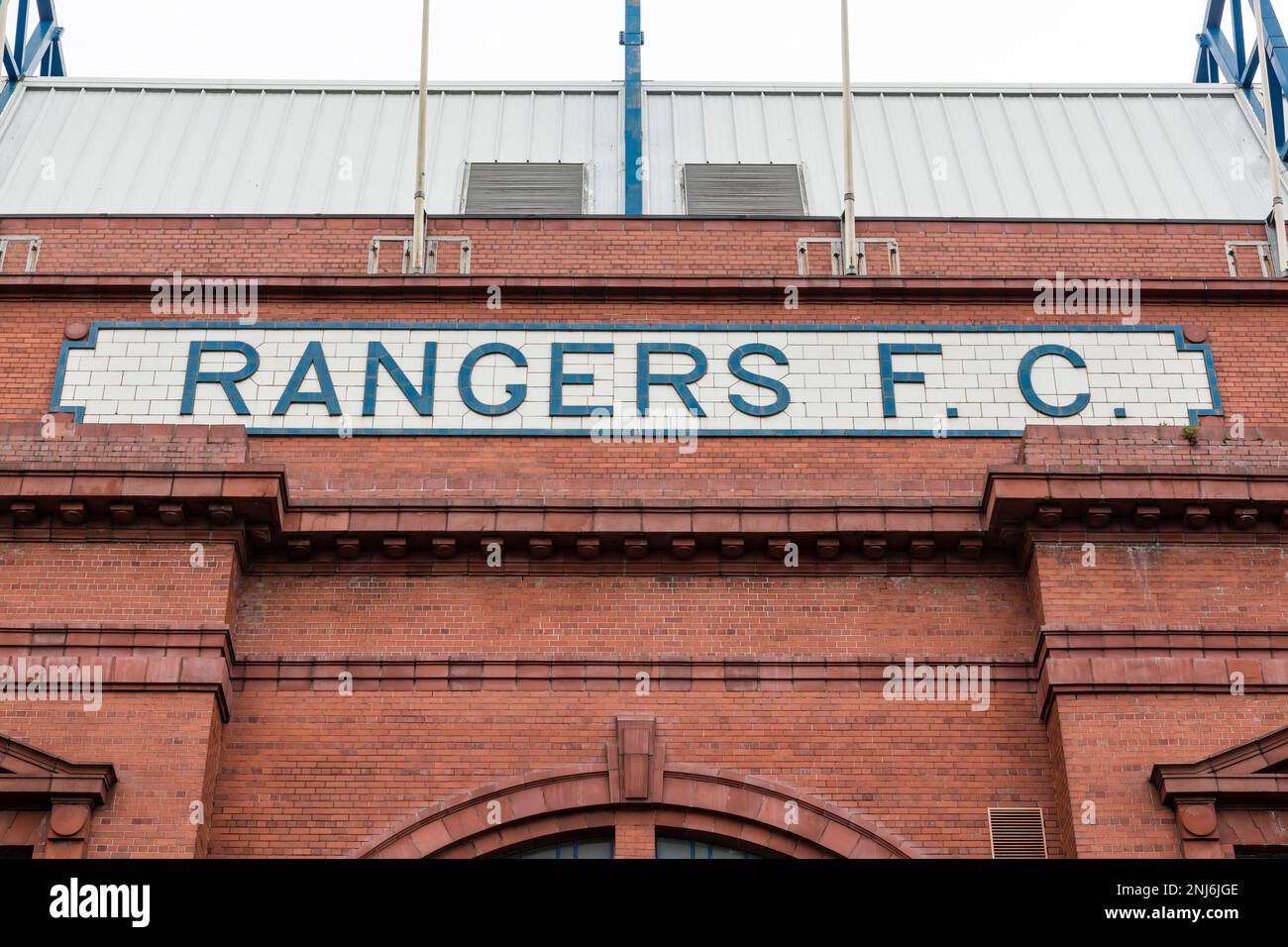 Rangers FC sign on Ibrox Stadium, Edmiston Drive, Ibrox, Glasgow ...