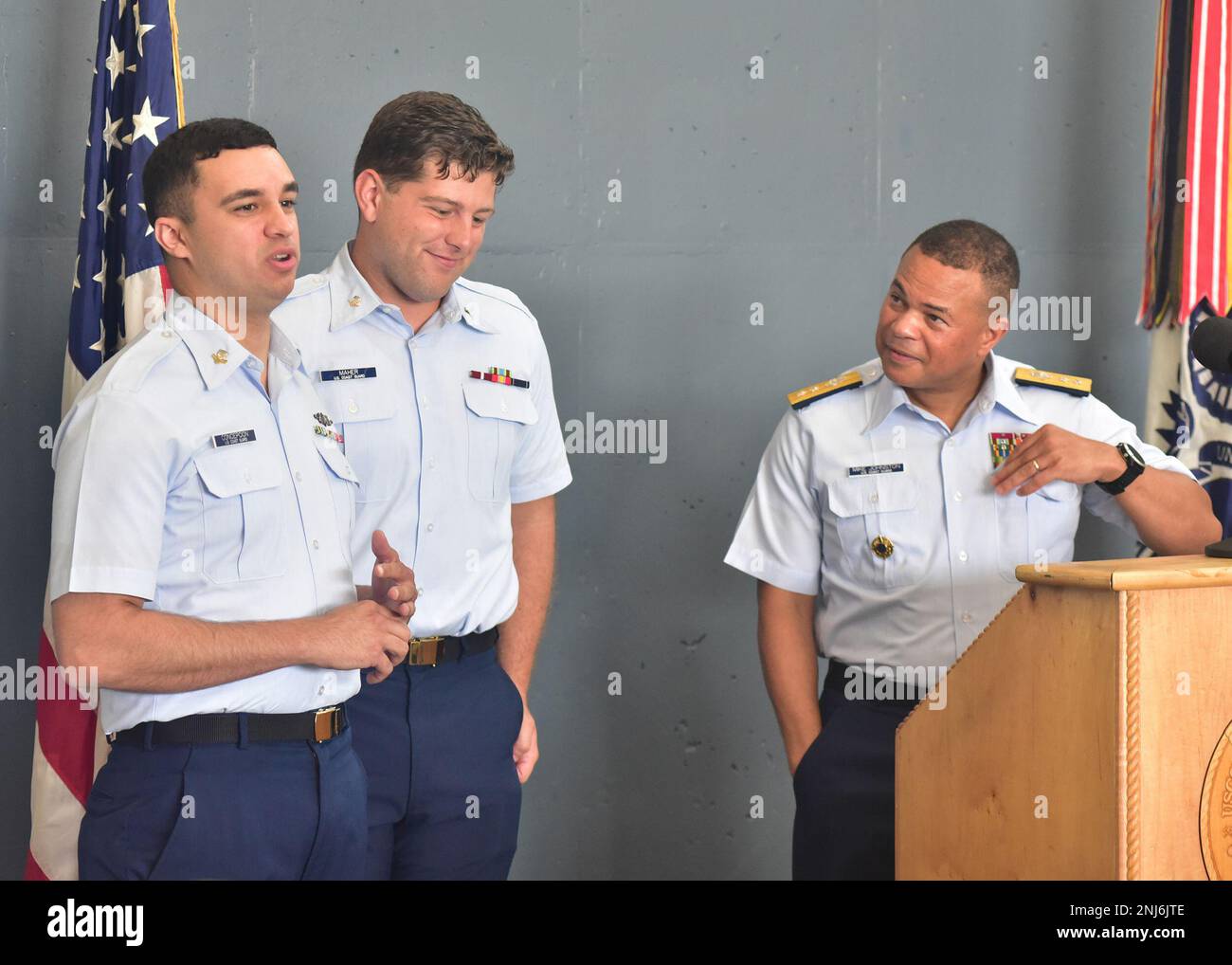 Petty Officer 2nd Class Roy de Jesus Concepcion, left, and Petty ...