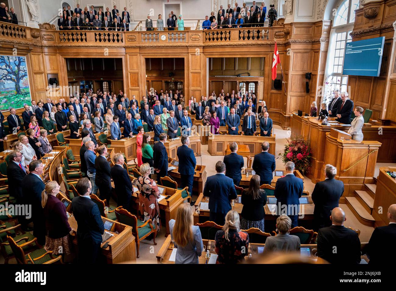 The opening of the Danish Parliament "Folketinget" at Christiansborg ...
