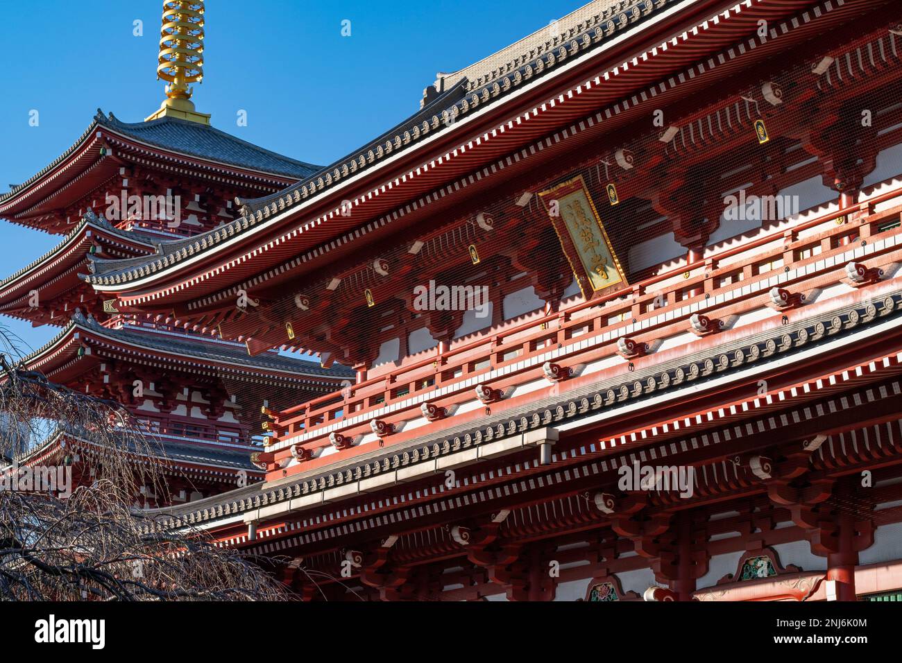 The ancient temple Senso-ji, Asakusa, Tokyo, Japan Stock Photo - Alamy