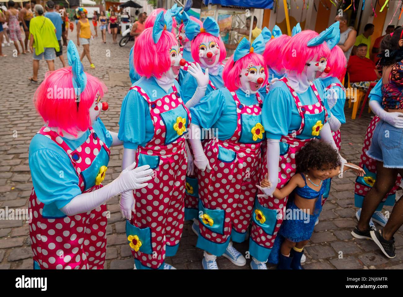 Maragogipe, Bahia, Brazil - February 20, 2023: Group of people dressed ...