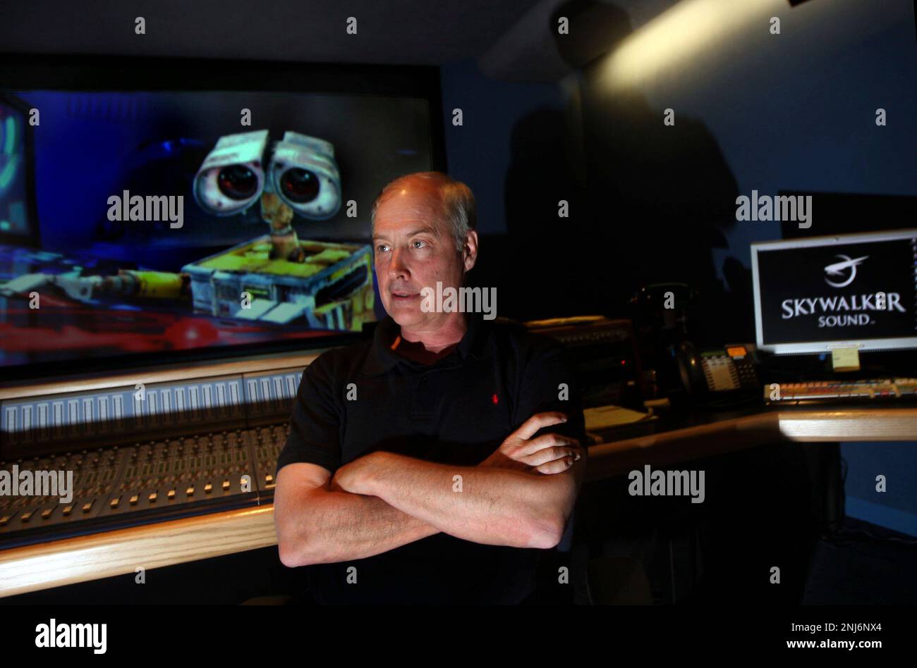 Sound designer Ben Burtt in his workspace at Skywalker Ranch in Marin ...