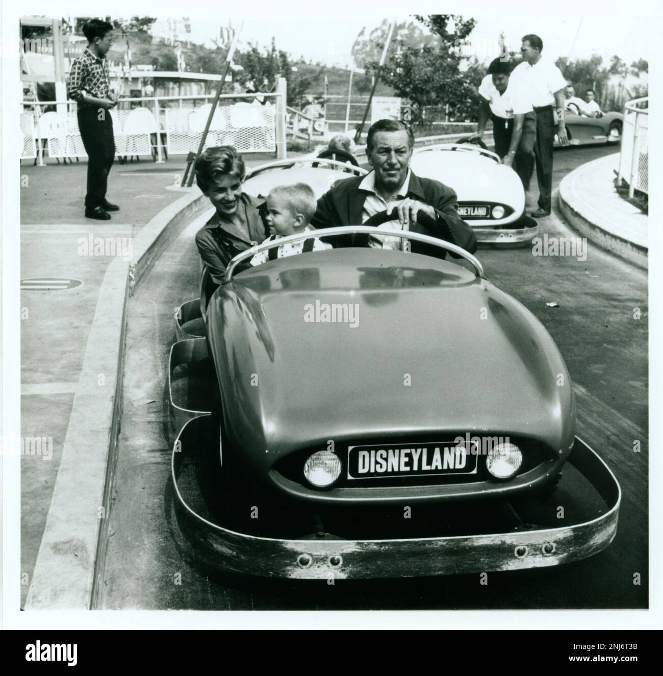 Walt Disney, daughter Diane Disney Miller, and grandson Christopher ...