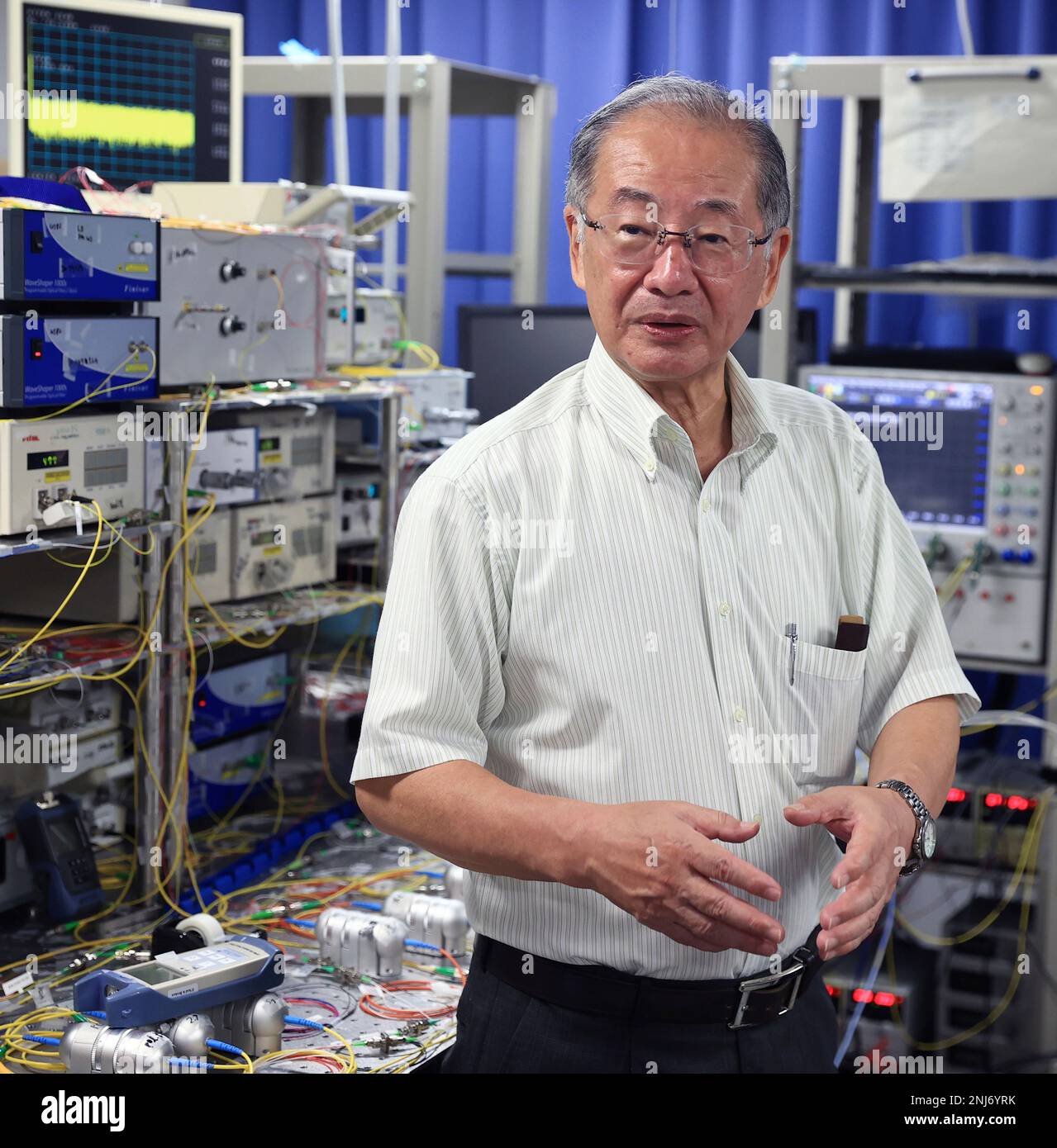 Masataka Nakazawa, Japanese physicist who belongs to Tohoku University ...
