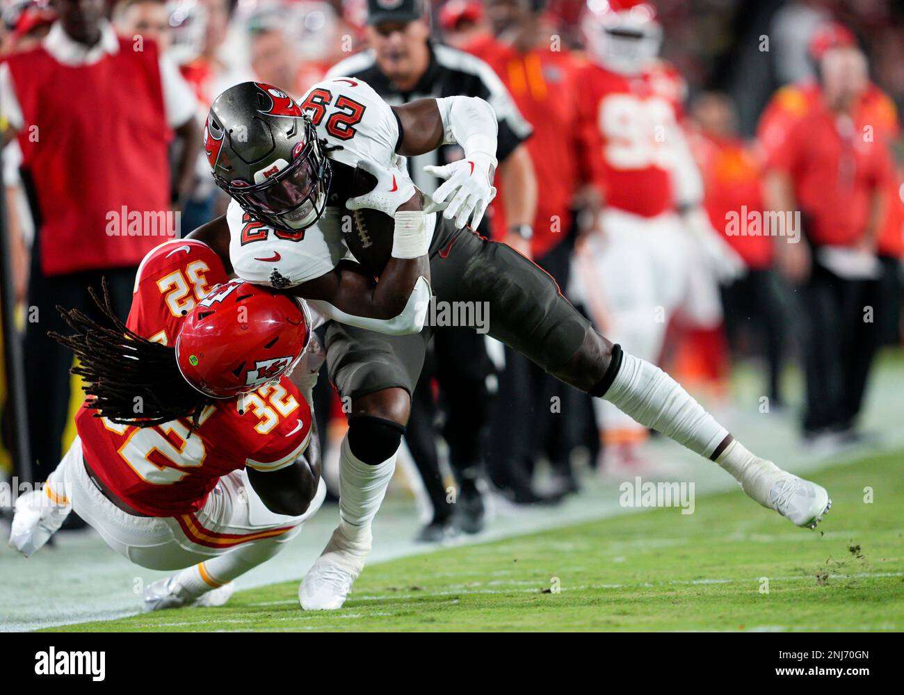 TAMPA, FL - OCTOBER 02: Kansas City Chiefs linebacker Nick Bolton (32 ...