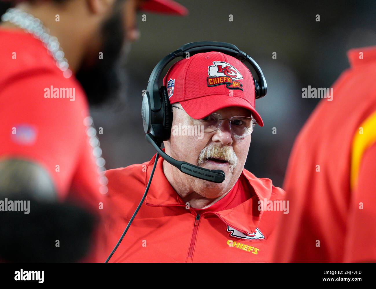 TAMPA, FL - OCTOBER 02: Kansas City Chiefs head coach during the NFL ...