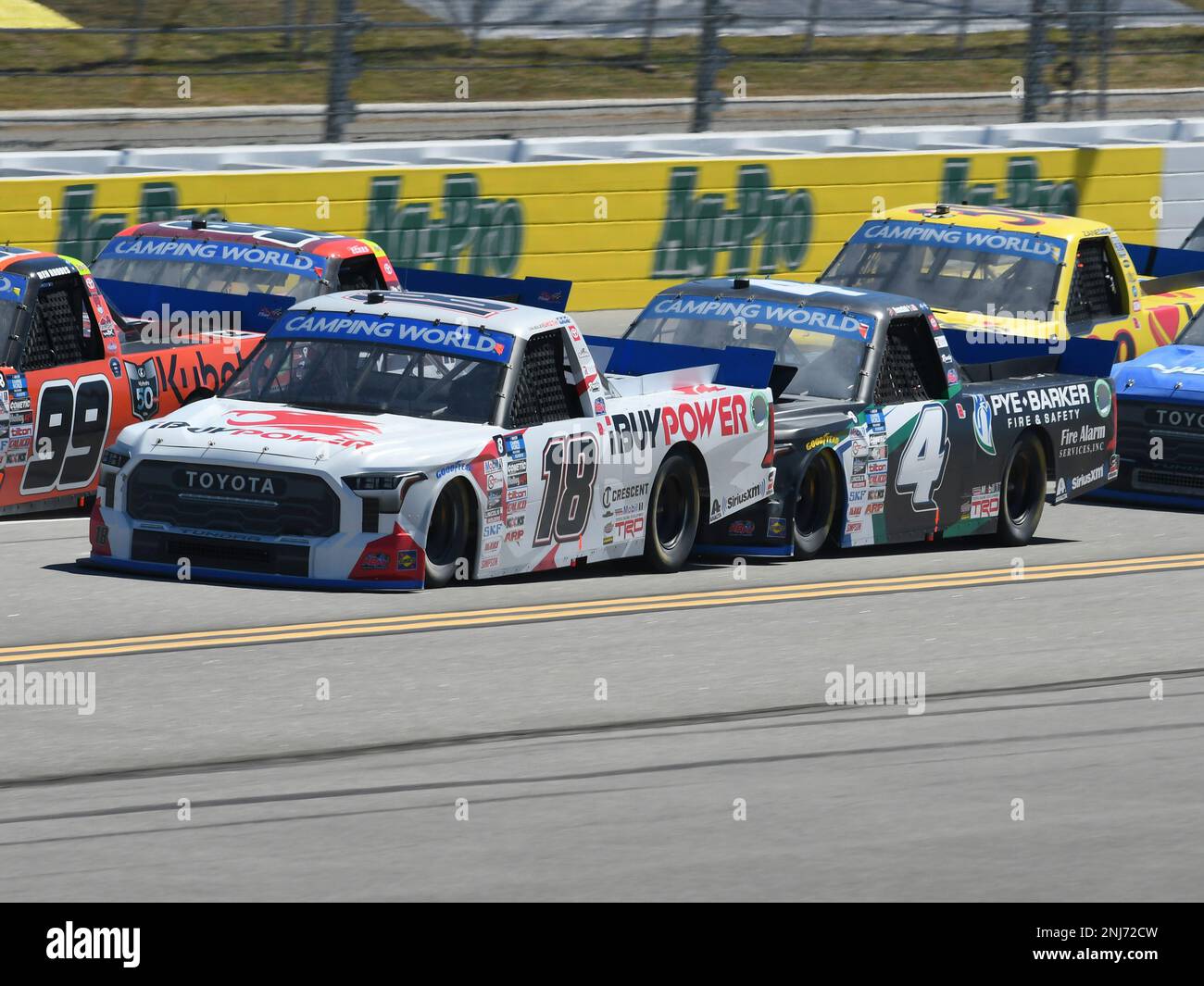 TALLADEGA, AL - OCTOBER 01: John Hunter Nemechek (#4 Kyle Busch ...