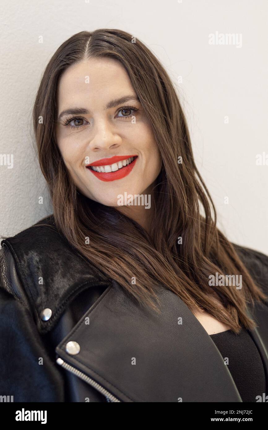 Milan, February 22, 2023. Exclusive - Hayley Atwell poses after Del ...
