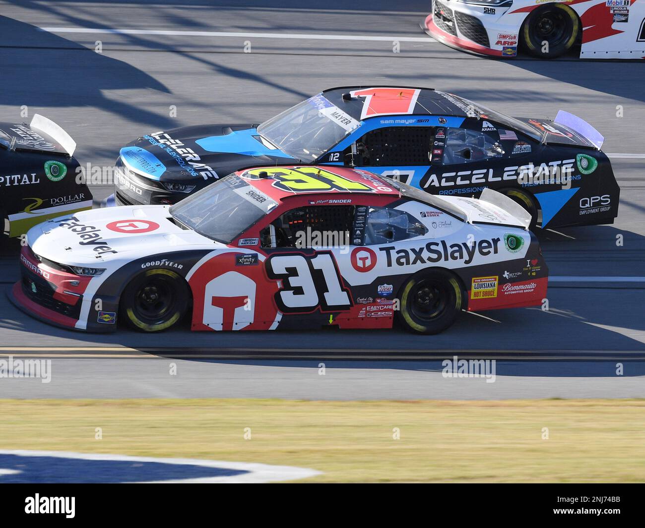 TALLADEGA, AL - OCTOBER 01: Myatt Snider (#31 Jordan Anderson TaxSlayer ...