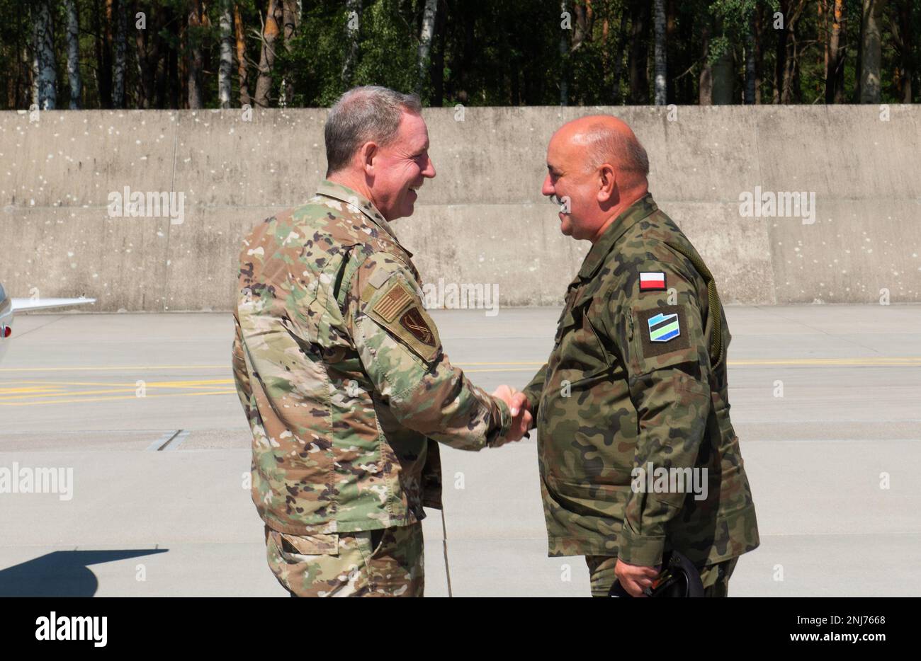 U.S. Air Force Gen. James Hecker, U.S. Air Forces Europe and Air Forces ...