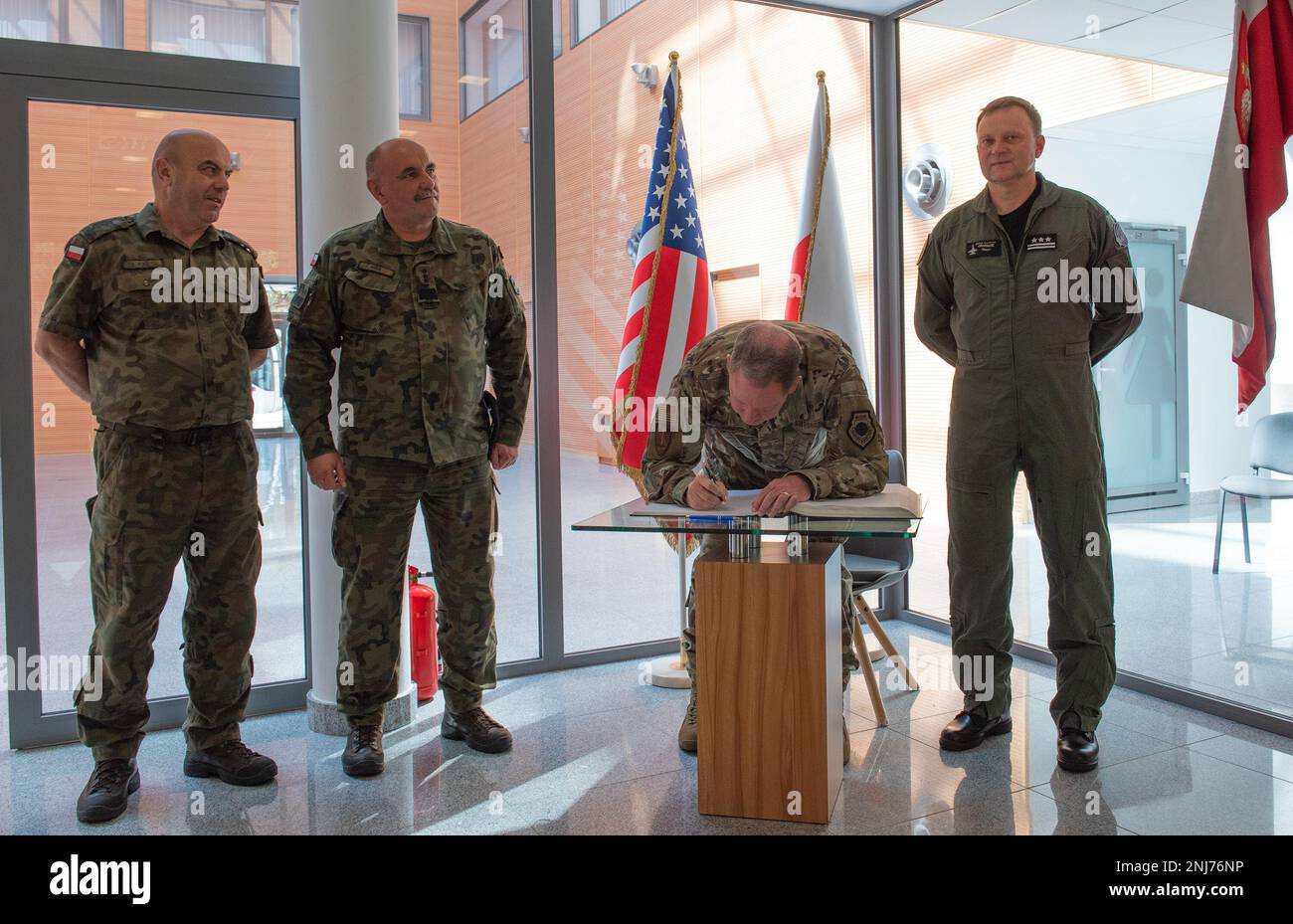 U.S. Air Force Gen. James Hecker, U.S. Air Forces Europe and Air Forces ...