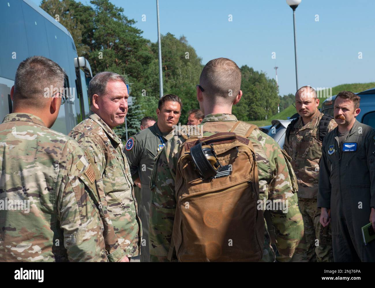 U.S. Air Force Gen. James Hecker, U.S. Air Forces Europe and Air Forces ...