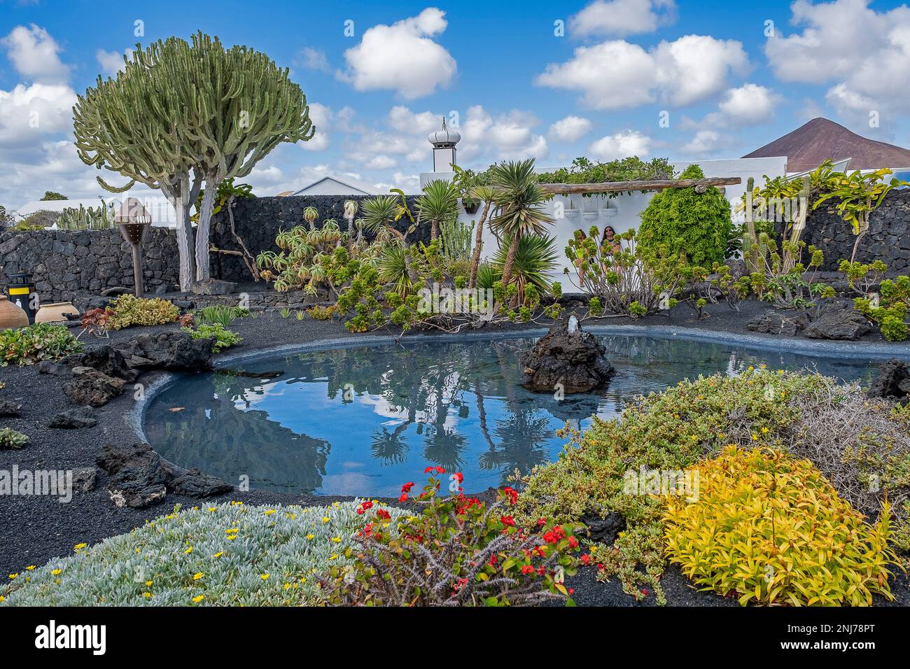 The César Manrique Foundation, in Lanzarote island, is the former home ...
