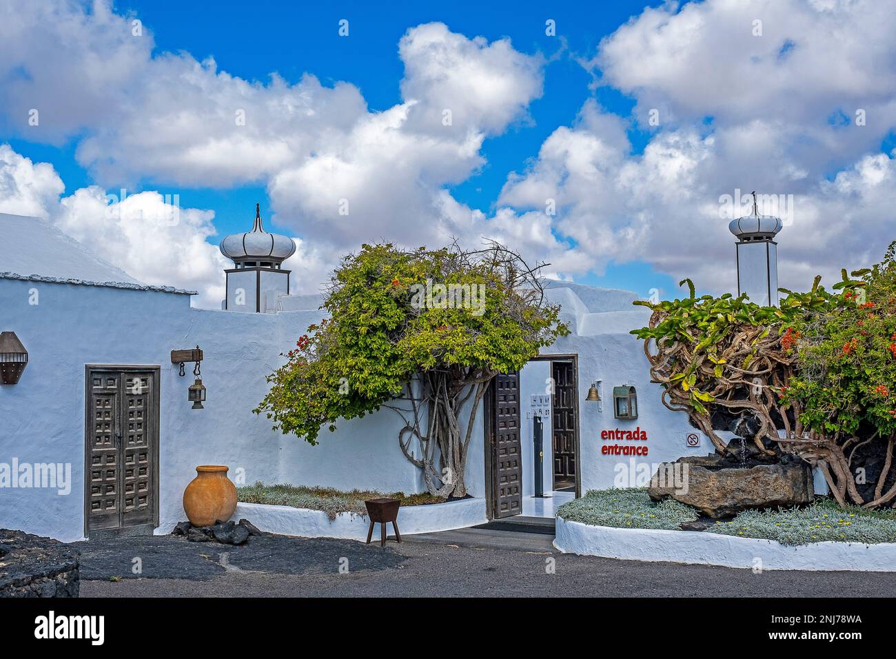 The César Manrique Foundation, in Lanzarote island, is the former home ...