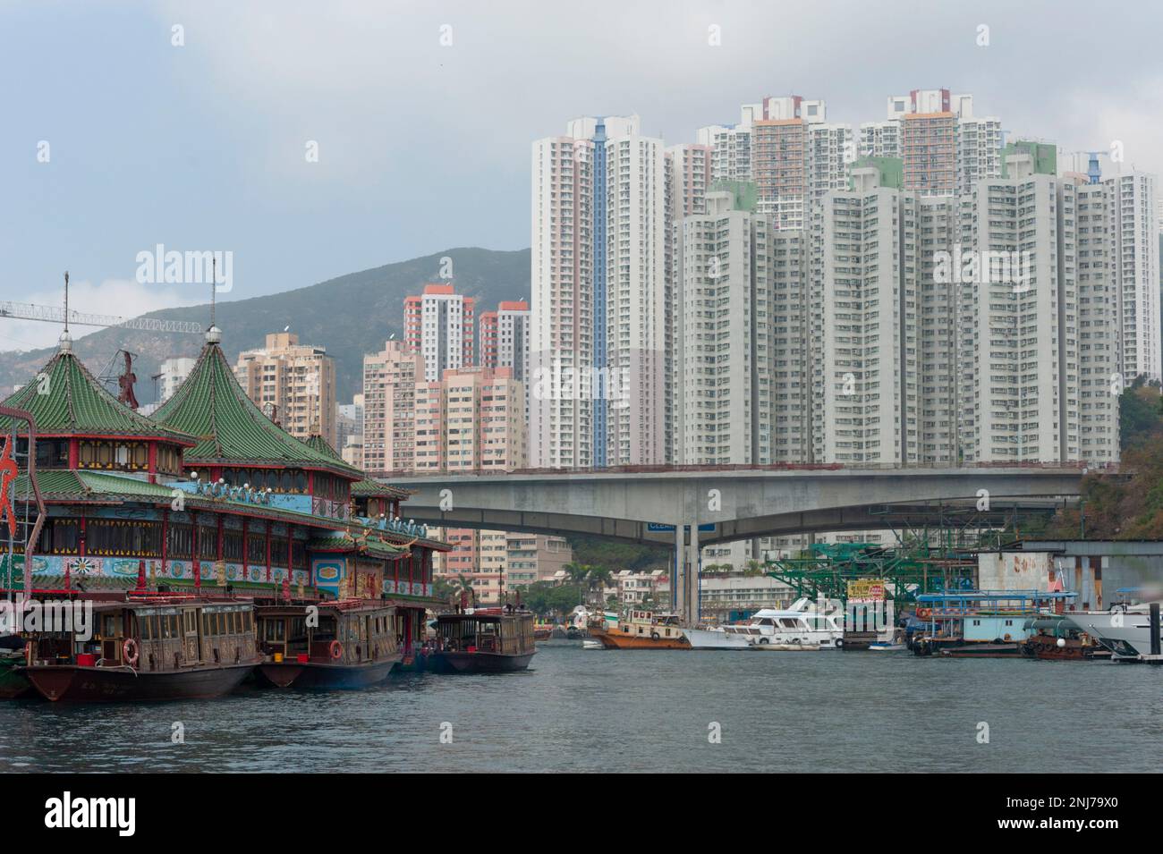 Jumbo Kingdom (Jumbo Floating Restaurant), Aberdeen Harbour, 2013 Stock ...