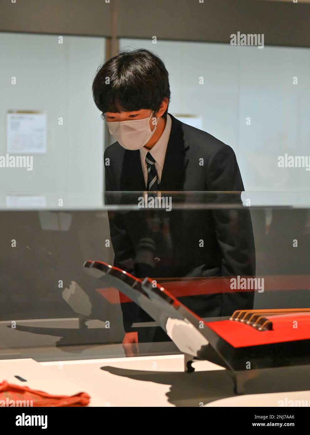 Prince Hisahito of Akishino visits Jingu Art Museum in Ise City, Mie ...