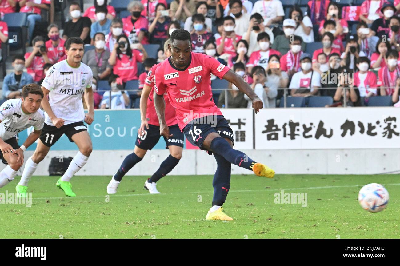 Osaka's JEAN PATRIC scores an opener at Meiji Yasuda J1 League at ...