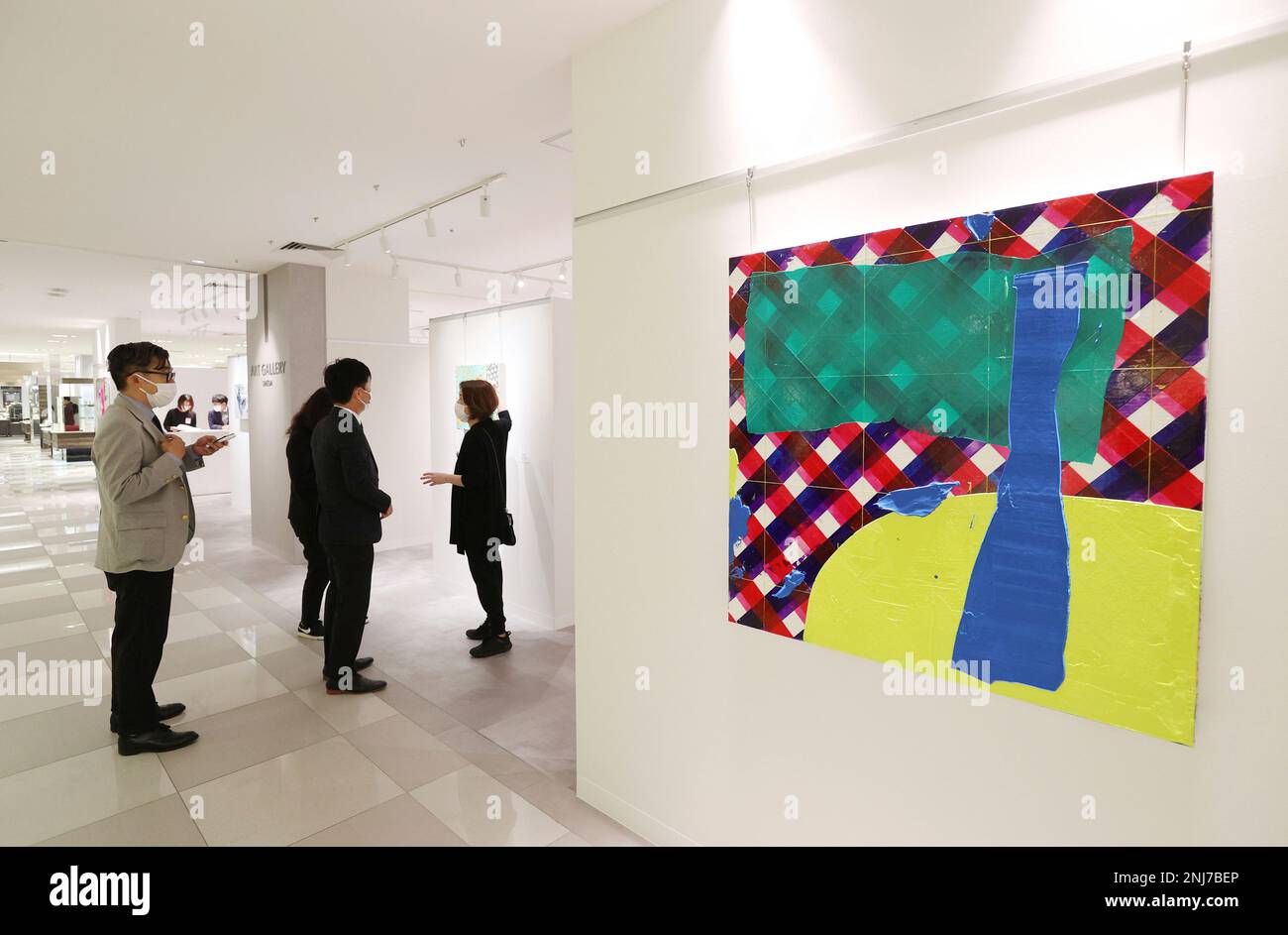 Art Gallery Umeda handles works which are created by young artists at a ...