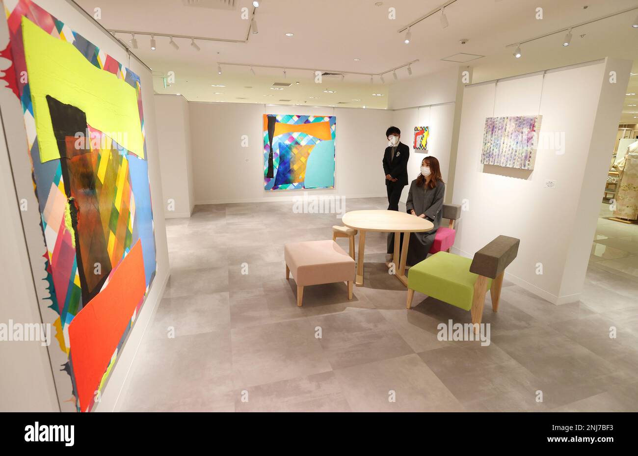 Art Gallery Umeda handles works which are created by young artists at a ...