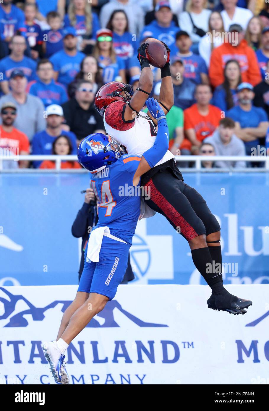 BOISE, ID - SEPTEMBER 30: San Diego State Aztecs wide receiver Jesse ...