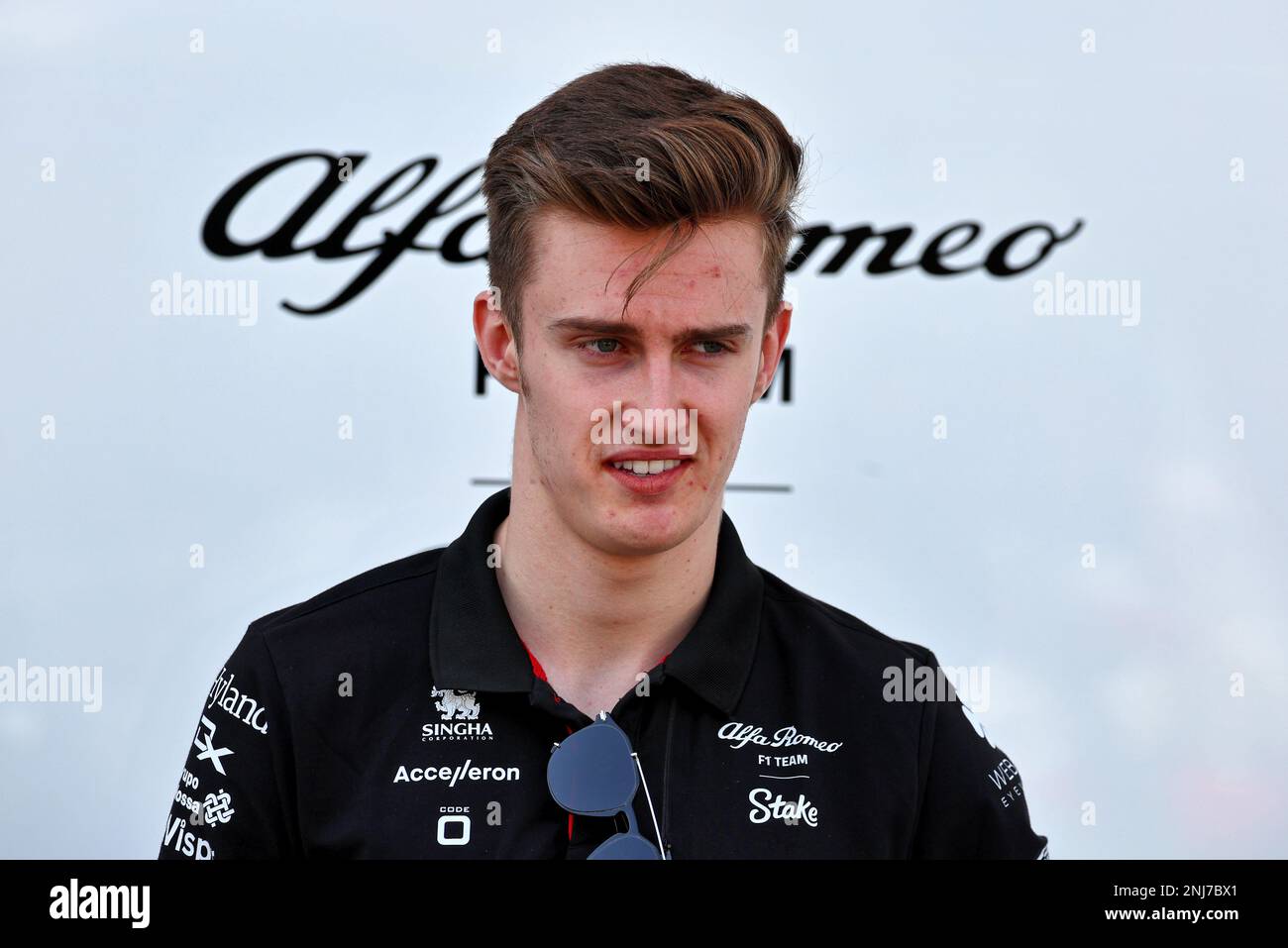 Sakhir, Bahrain. 22nd February 2023. Theo Pourchaire (FRA) Alfa Romeo ...