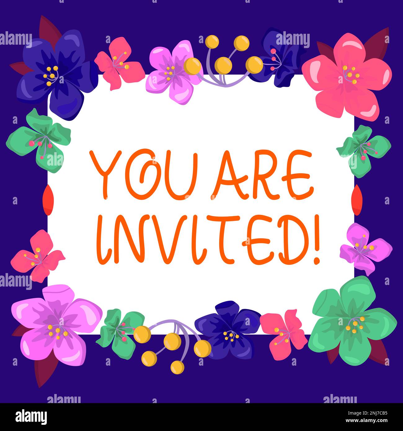 Sign displaying You Are Invited, Business overview Receiving and ...